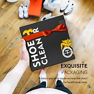 Tolobeve 12Oz Shoe Cleaner Kit, White Shoe Cleaner Sneakers Kit, Sneaker Cleaning Kit, Shoe Cleaning Kit for White Shoes,Suede Shoe,Tennis Shoe,Leather,Canvas