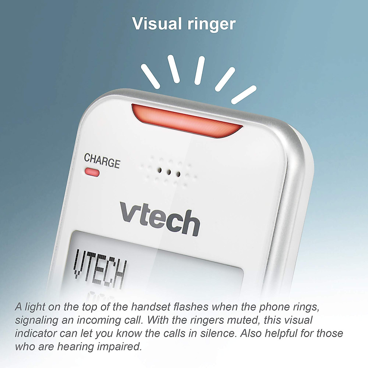 VTech VS112-27 DECT 6.0 Bluetooth 2 Handset Cordless Phone for Home with Answering Machine, Call Blocking, Caller ID, Intercom and Connect to Cell (White)