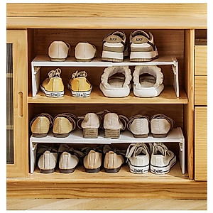 Zmcaiwsy Kitchen cabinets and Counter Shelves Layered Shelves, Store, and Increase Space，can be Stacked, extensible, Non-Slip, Suitable for The Kitchen, cabinets, Sinks, Shoe cabinets, Wardrobe