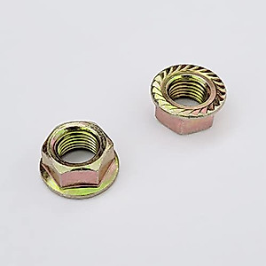 Auto-plaza E-Bike M14 Shaft Hub Motor Nuts Bike Safety Washers Electric Bicycle Wheel Lock Nuts Motor Axle Bolt Screw Full Set