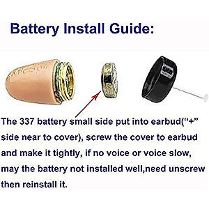 wondcam Micro Spy Earpieces with Microphone Invisible Earpiece and Inductive Loop kit for Cell Phone Transfer Audio Sound to Mini Headset for Covert Voice Conversation & Music