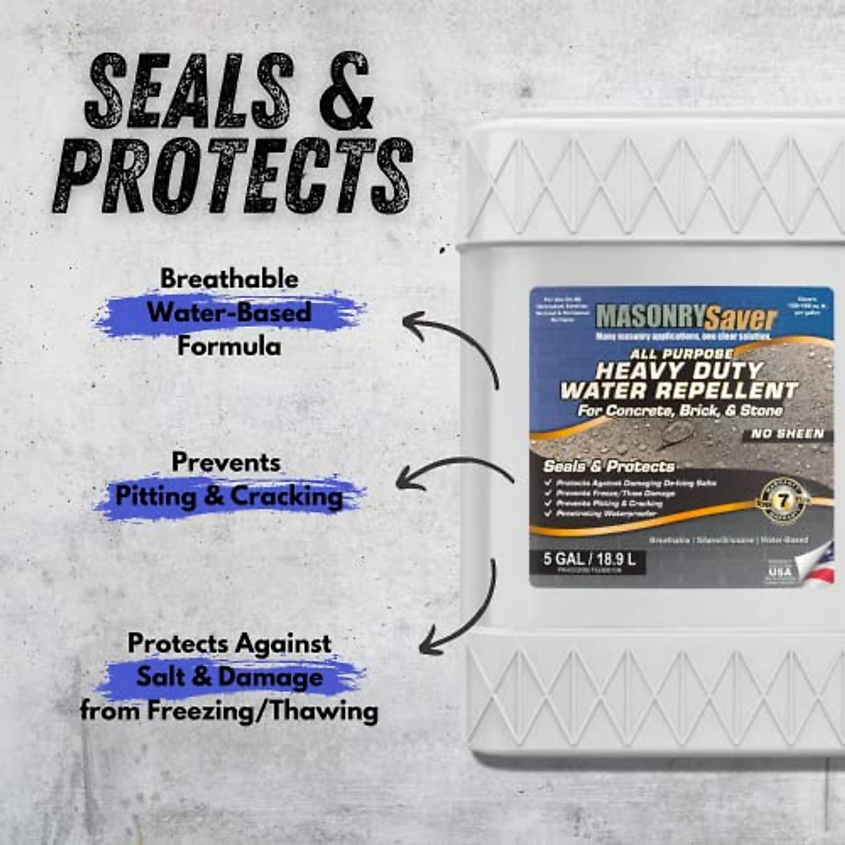 MasonrySaver All-Purpose Heavy Duty Water Repellent (5 Gallon)