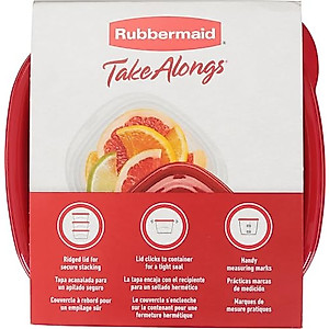 Rubbermaid Takealong Mini Deep Square Set, 5 Piece