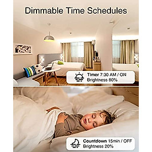 GHome Smart Dimmer Switch Work with Alexa Google Home, Single Pole 2.4GHz Wi-Fi Switch for Dimmable LED CFL INC Light Bulbs, Neutral Wire Required, UL Certified, No Hub Required, 4Pack