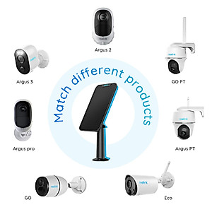 REOLINK Argus 3 Pro, 4MP Wireless Security Camera Outdoor with Solar Panel, 2.4/5GHz Cameras for Home Security with 2K Color Night Vision, No Hub Needed, Smart Detection, Works with Alexa(2 Pack)