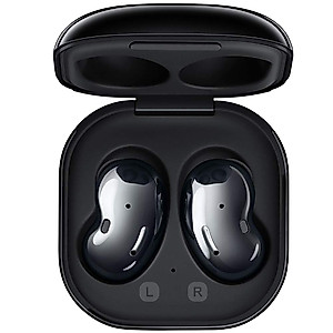 Samsung Galaxy Buds Live, Earbuds w/Active Noise Cancelling (Mystic Black) (Renewed)