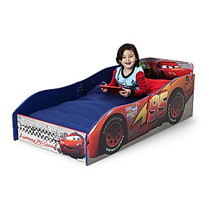 Delta Children Wood Toddler Bed - Greenguard Gold Certified, Disney/Pixar Cars