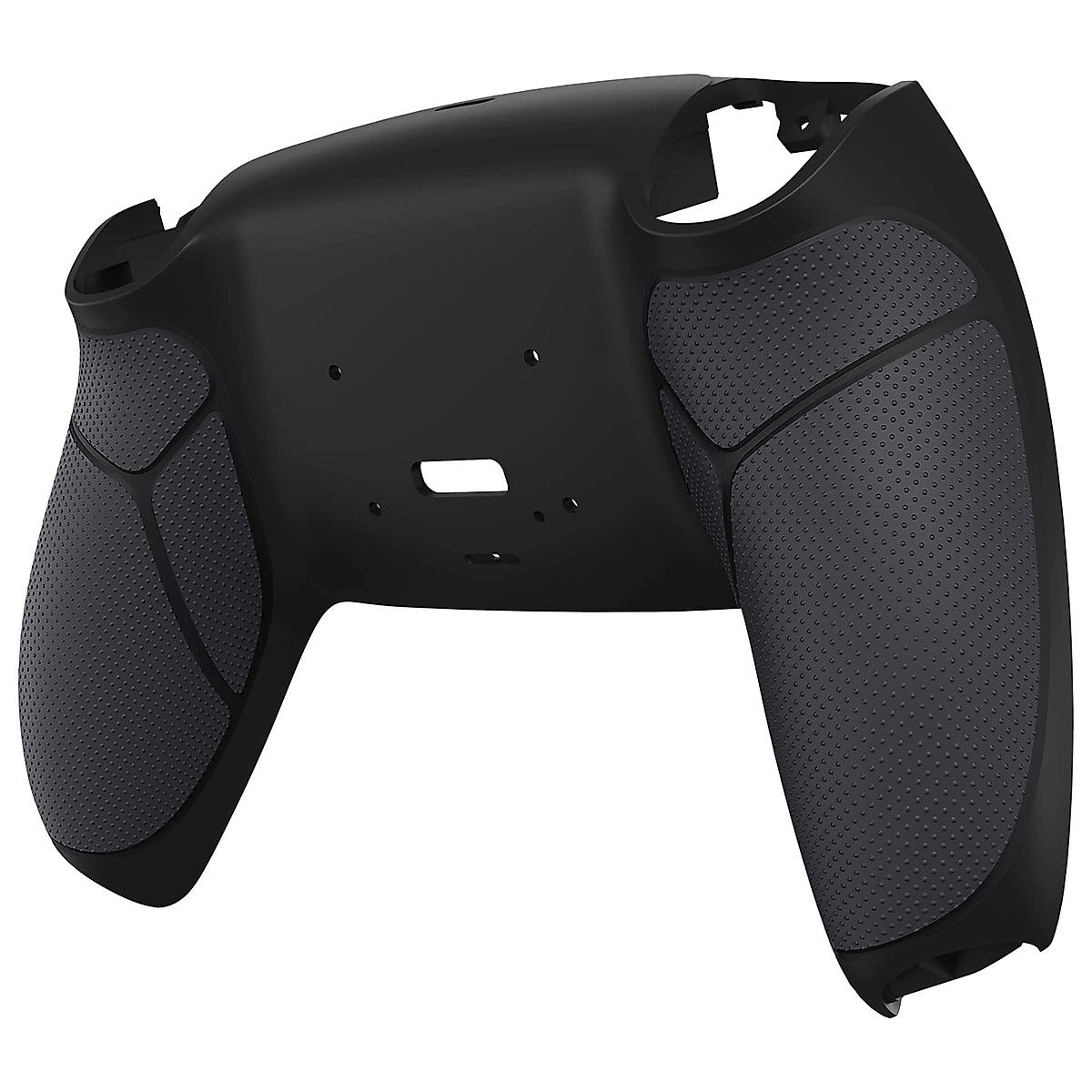 Black Performance Rubberized Grip Redesigned Back Shell for PS5 Controller eXtremerate RISE & RISE4 Remap Kit - Controller & RISE Remap Board NOT Included