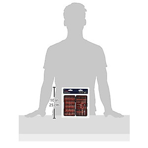 BOSCH T4047 47-Piece High-Carbon Steel Hex Shank Screwdriver Bit Assorted Set