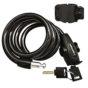 RYANGO Bike Lock, Bike Locks Heavy Duty Anti Theft, Bicycle Lock Bike Lock Cable with Mounting Bracket and 2 Keys, Bicycle Locks Bike Cable Lock for Road Bike Mountain Bike Scooters (Key lock)