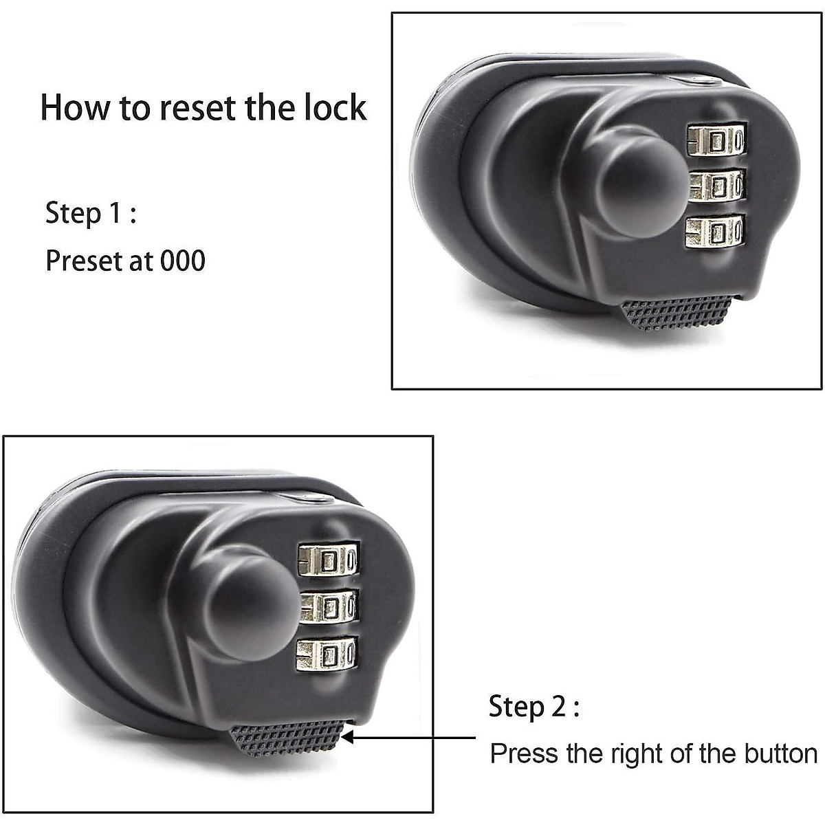 RioRand Trigger Lock 3 Digit Combination Gun Lock Gun Trigger Lock Accessories (5PCS)