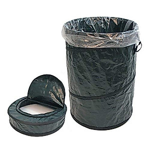 Redmon Green Culture Campers Choice Pop Up Trash Container, 18x25