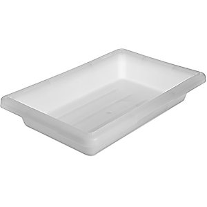 CFS 1063002 Polyethylene Food Box Storage Container, White, 1 Count