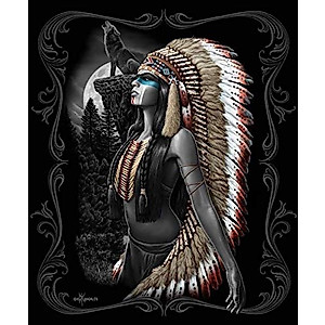 DGA Licensed Queen Size Blanket, Original American, Monroe (Essence)