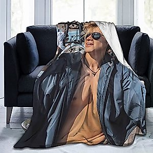 Outer Blankets Banks Television Series Rudy Pankow as JJ and Super Soft and Comfortable Fleece Blankets for Sofa,Office Bed car Camp Couch 50" X40"