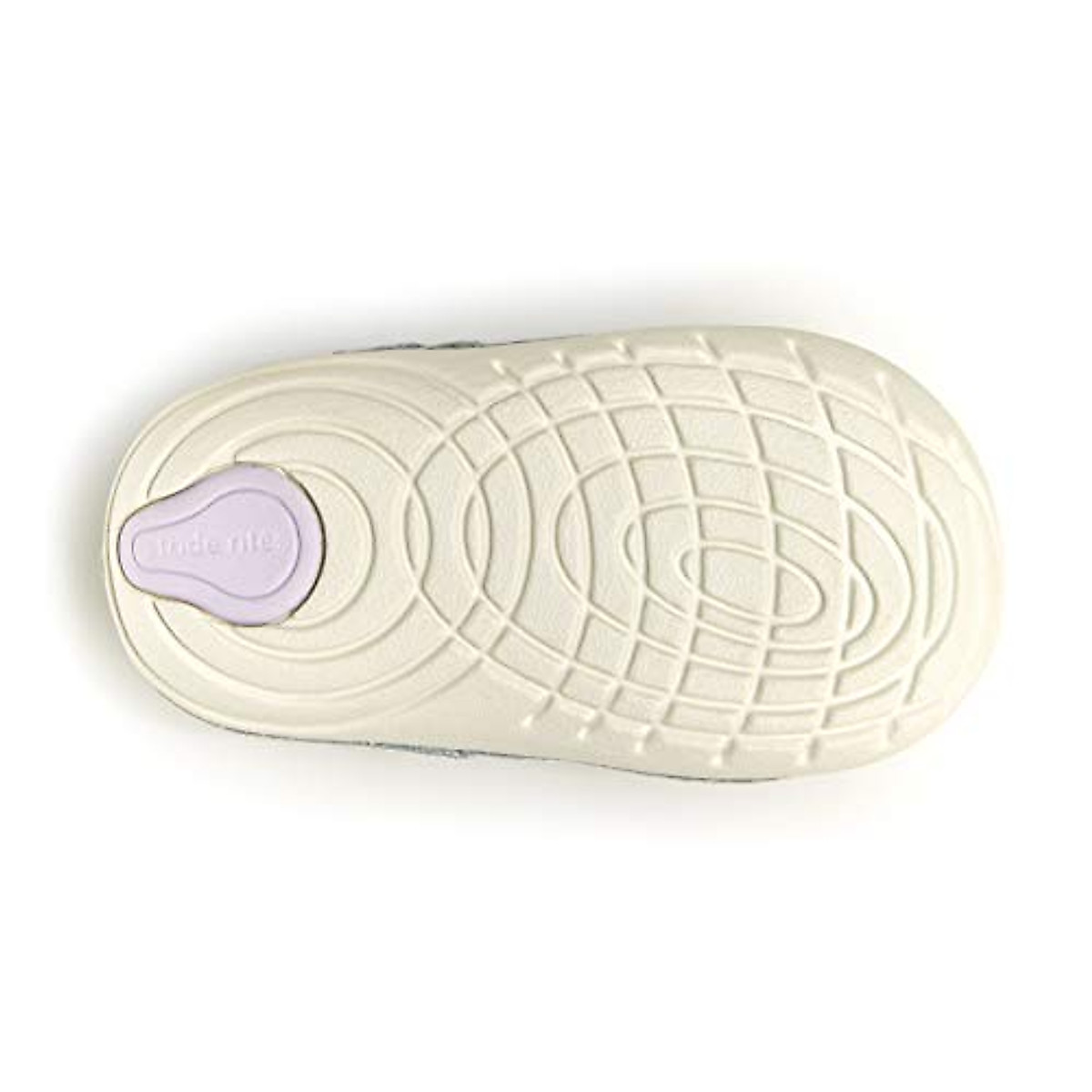 Stride Rite baby girls Soft Motion Liliana Mary Jane Flat, Iridescent, 5.5 Wide Toddler US