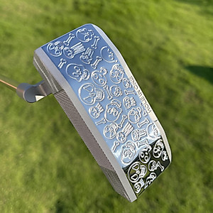 CALONG Super GSS Golf Putter 303 Steel 375g CNC Milled Right Hand Skull Golf Club Putter with Headcover