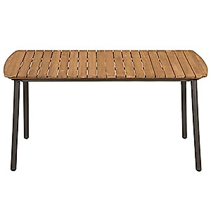 YUHI-HQYD 5 Piece Patio Dining Set,Conversation Furniture,Afternoon Tea Suit,Party Furniture,Perfect for Patio, Garden, Porch,Family Room,Sitting Area,Poly Rattan Black