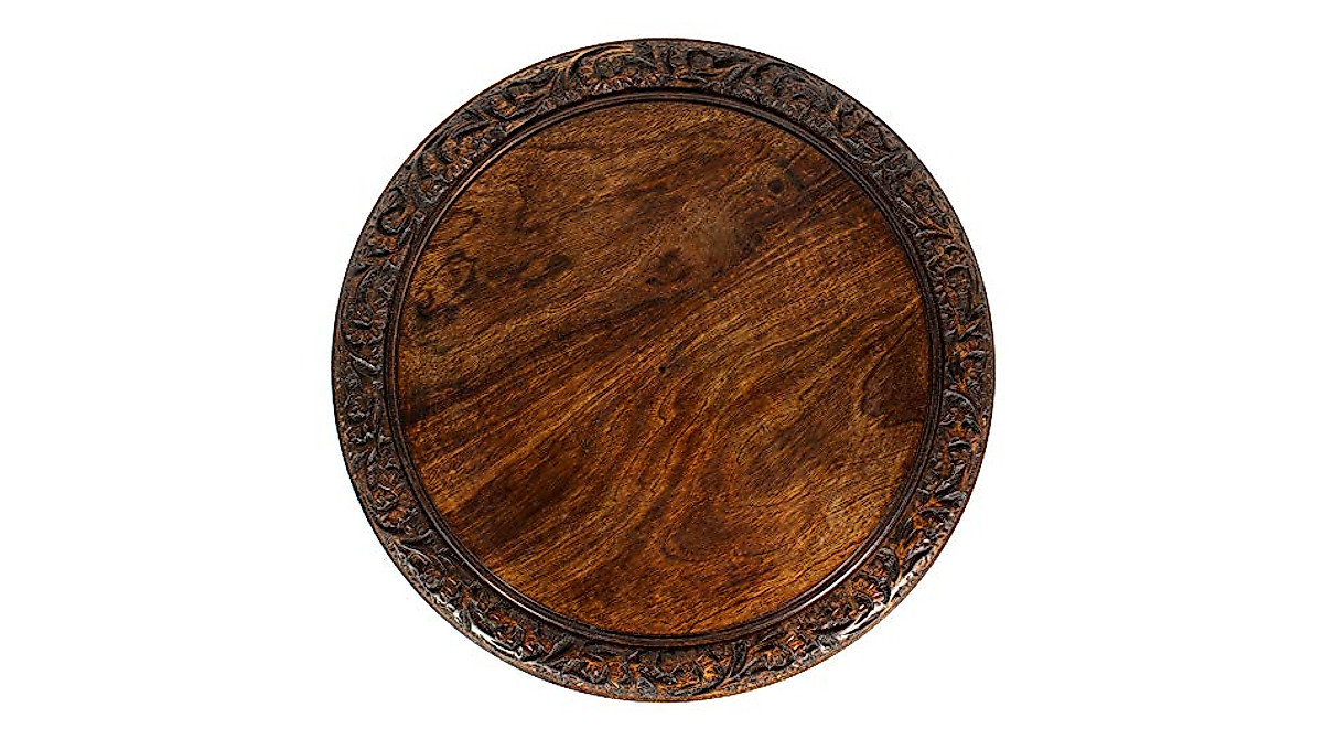 COTTON CRAFT Vintage Boho Accent Table for Small Spaces