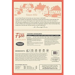 Muenster Grain Free with Salmon – Dry Dog Food or Mixer with Fish Protein - Complete and Balanced Kibble for Large, Medium or Small Breed Dogs, 4 lb