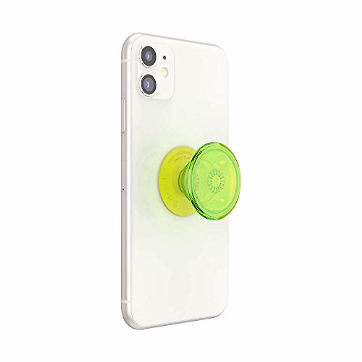 PopSockets PopTop (Top only. Base Sold Separately) Swappable Top for PopGrip Bases, PopGrip Slide, Otter+Pop & PopWallet+ - Neon Glow Blazing Lime