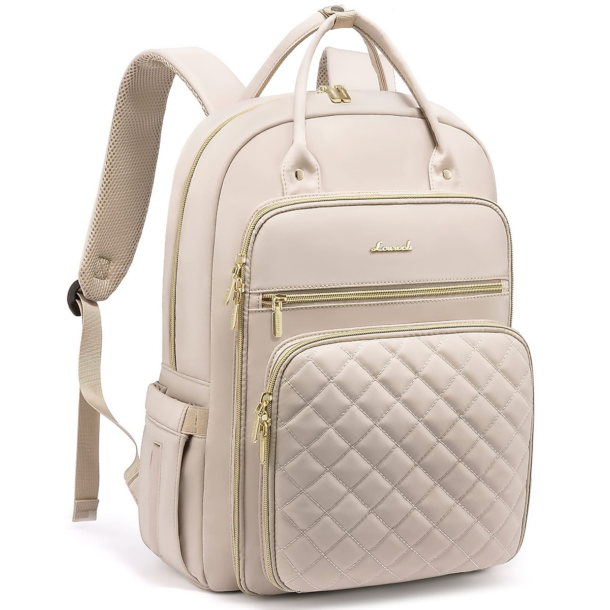 LOVEVOOK Laptop Backpack for Women, Work Travel Backpack Purse for Women Water Resistant, School Bookbag for Women, Nurse Bag Teacher Computer Backpack with USB Charging Port, Fits 15.6'' Laptop Wine