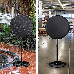 Industrial Fan Cover, Outdoor Fan Cover, Heavy Duty Waterproof & Dustproof Fan Cover for 16-20" Stand Pedestal Fan, Wall Mount Fan and Outdoor/Patios Use Fans, Suitable for Indoor Outdoor