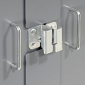 Global Industrial Bin Cabinet with 64 Blue Bins, 38x24x72, Unassembled