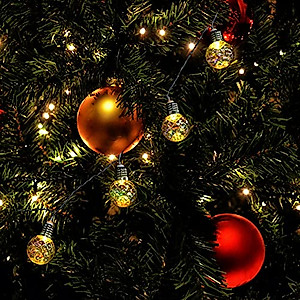 ibasenice 1Set LED Globe String Light Porch Led String Lights LED Outdoor Light String for Holiday Party Home Patio Garden Backyard Decoration