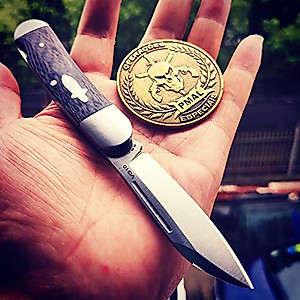 Watchman Brother 1503CF Cowfish VG10 Blade Knife Carbon Fiber Grips Lockback Pocket Knife …