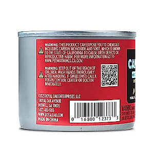 Royal Oak Canned Heat 12 Pack 6 Hour Fuel, Easy Open, Resealable, Non-Drip, for Food, Chafing Dishes, Buffet Burners, Parties, Weddings, BBQs, Small, Red