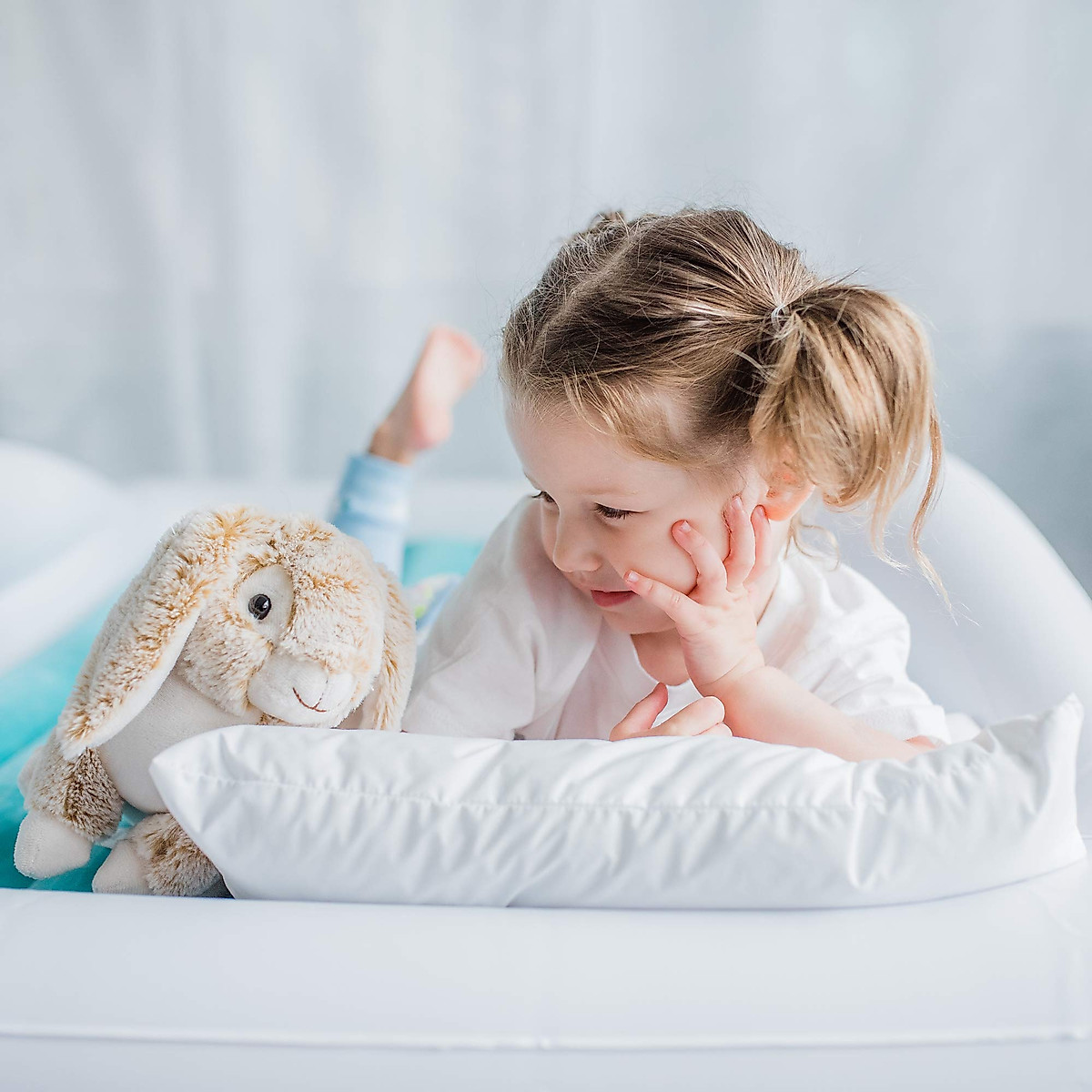 Little Sleepy Head Toddler Pillowcase 13 x 18-100% Cotton & Hypoallergenic (White Envelope)