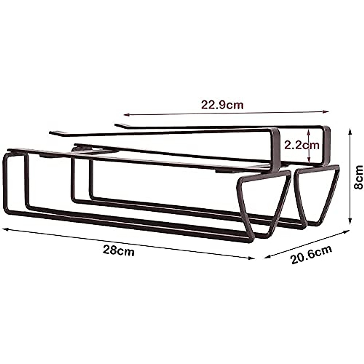 Wine Glass Shelf, Upside-down Home Goblet Iron Art Shelf, Wine Glass Hanging Storage Rack