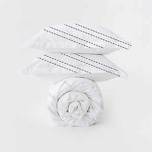 Kotton Culture 600 Thread Count 100% Egyptian Cotton 11 Piece Duvet Cover Set - Breathable All Season Comforter Cover with Zipper Closure & Corner Ties Sateen Weave (White, Oversized King)