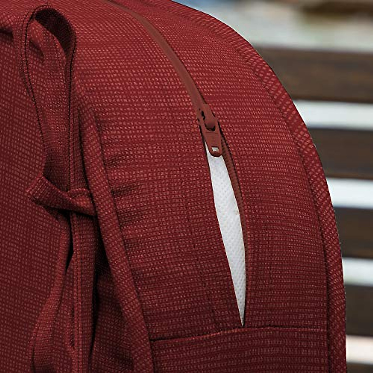 Arden Selections ProFoam Essentials Outdoor Seat Cushion 19 x 20, Ruby Red Leala