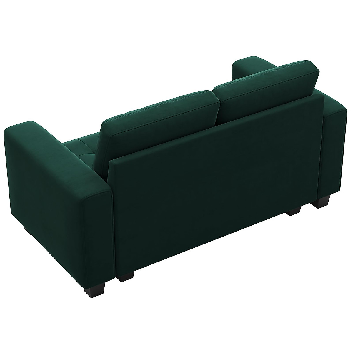 Belffin Velvet Modular Loveseat Sofa Couch 2 Seater Sofa Love Seats for Small Space Green