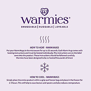 Warmies Hugs Elephants Soft Toys Grey and Pink, 0.53 kg, Hug-ELE-1