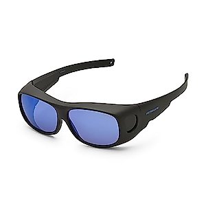 VetroSafe® Guardian OTG Glassblowing Safety Glasses Shade 3 (Didymium-Alternative Polycarbonate Lens) for Lampworking, Flameworking, Glassblowing
