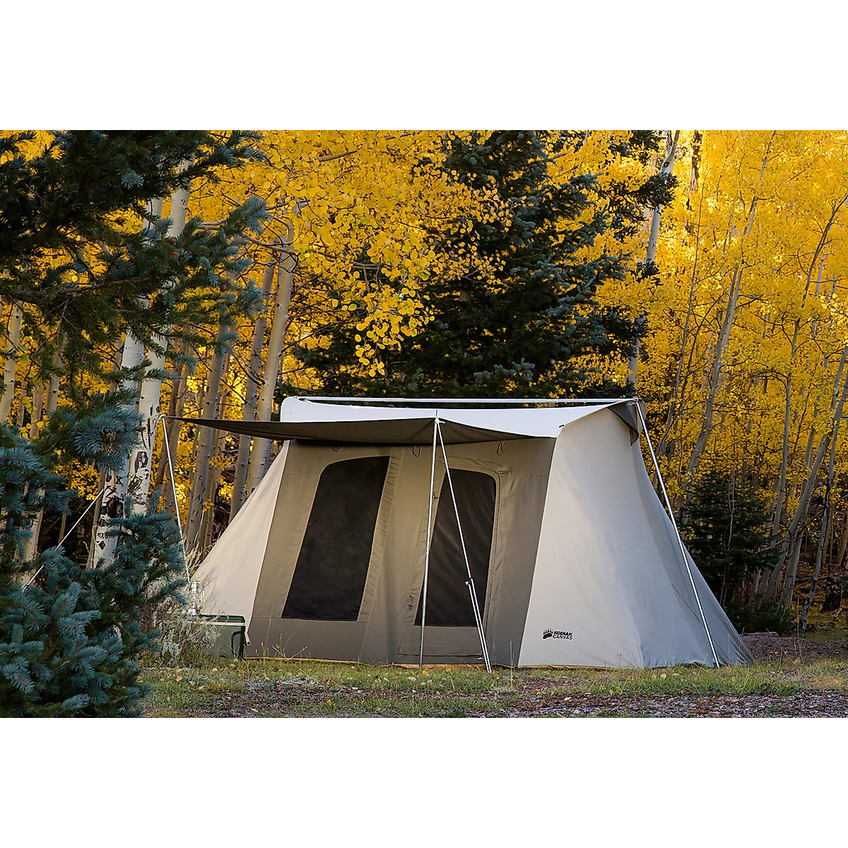Kodiak Canvas Flex-Bow Canvas Tent Deluxe 10 ft x 14 ft (8-Person)
