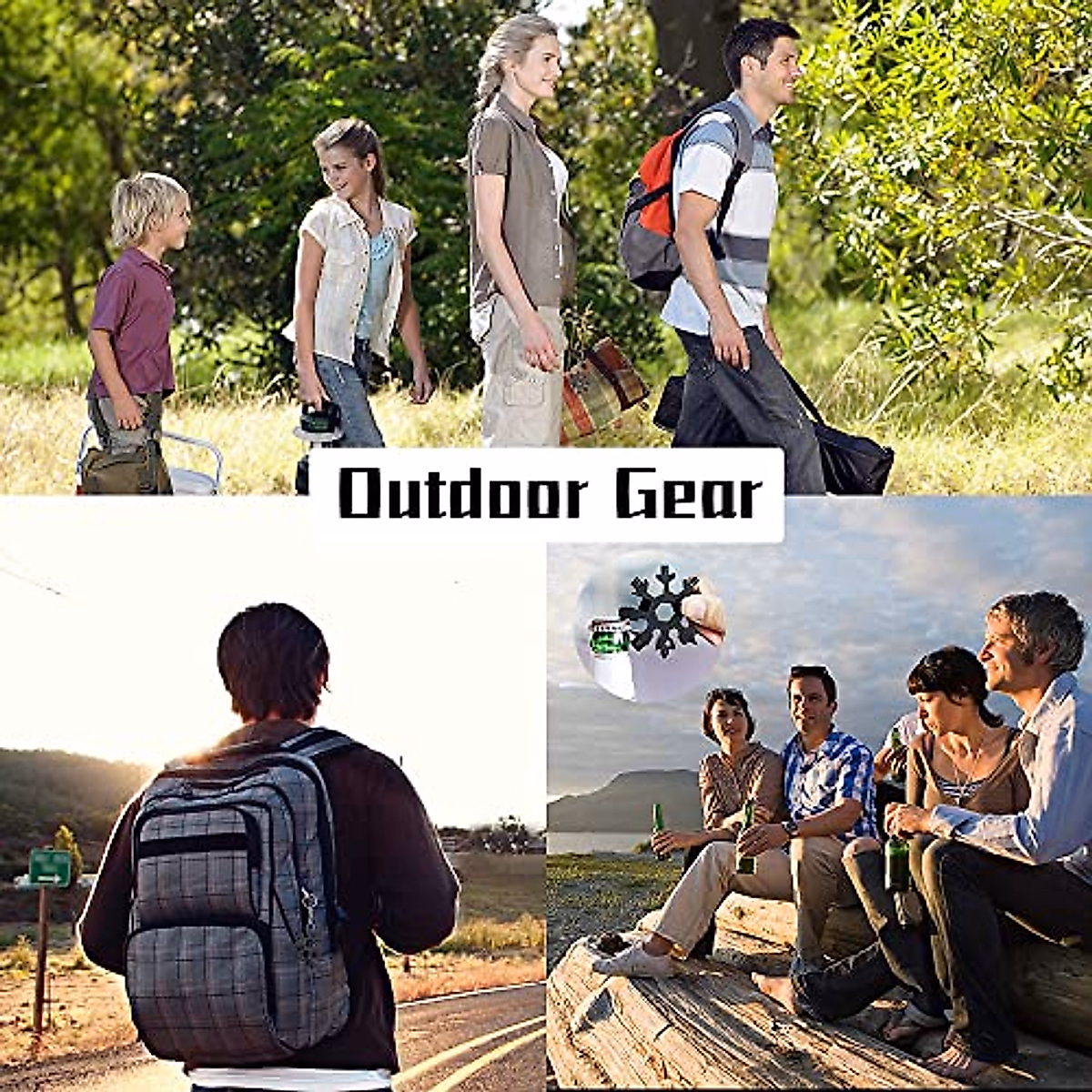 Snowflake Multitool 18-in-1Stainless Steel Snowflake Multi Tool Father s Day Gifts from Daughter Son Kids Snowflake Gadget Gifts with Key Ring Carabiner Clip and Storage Bag for Dad Father