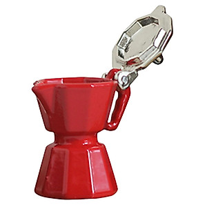 COHEALI decor coffee pot coffee makers Mini Coffee Machine Model Micro-scene Adornment Mini Kitchen Coffee Machine Mini House Appliances household Accessories furniture Ob11 alloy