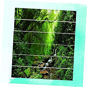 Housoutil Thicken Stairs Stickers Staircase Wall Decor Staircase Stickers Stairs Decals Staircase Decals PVC Stair Decor Mural Stair Stickers Decorative Paintings Digital