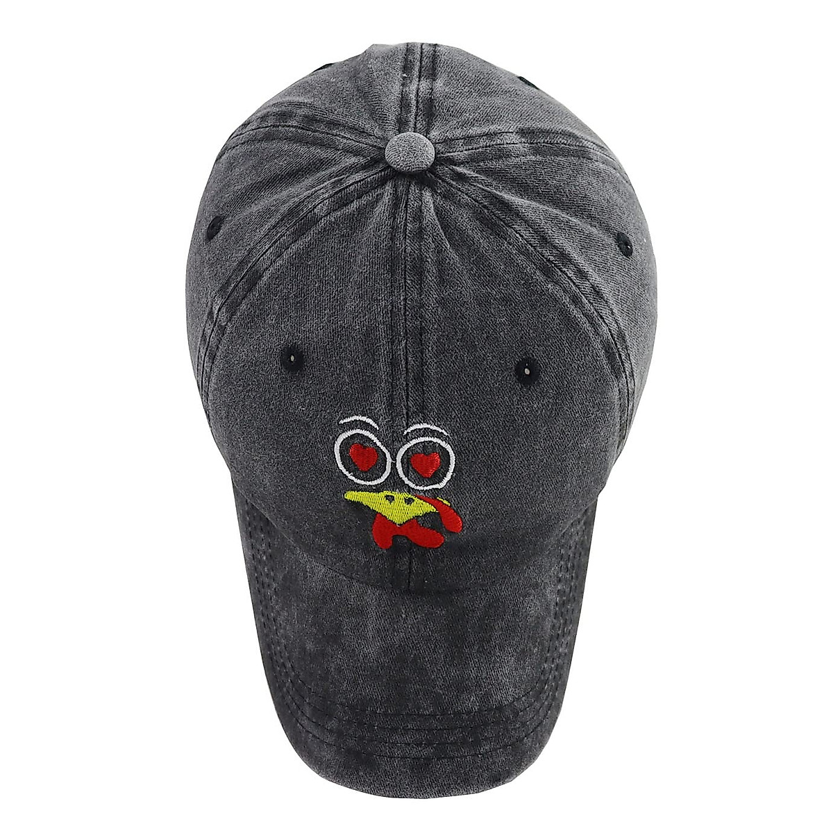 Fall Decorations for Home, Thanksgiving Turkey Hat, Funny Autumn Decor Adjustable Washed Cotton Party Baseball Cap, Gifts for Men, Women, Dad, Mama, Grandpa, Grandma, Sister, Brother, Friends Black02