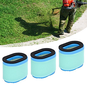 TOPINCN Air Filter,3PCS Lawn Mower Filter Replacement Garden Air Filter fit for John Deere M147431 M143278 697029 690610 498596 273356
