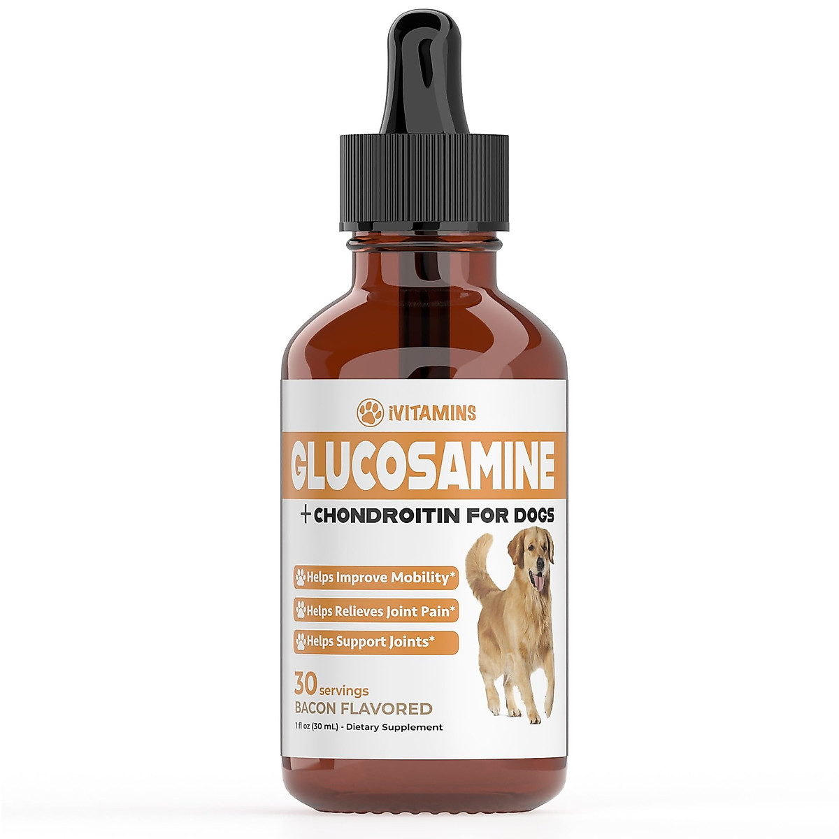 Glucosamine for Dogs | Supports Healthy Hips, Joints, & More | Glucosamine for Dogs Hip and Joint Supplement | Dog Glucosamine | Dog Joint Supplement | Glucosamine Chondroitin for Dogs | 1 fl oz