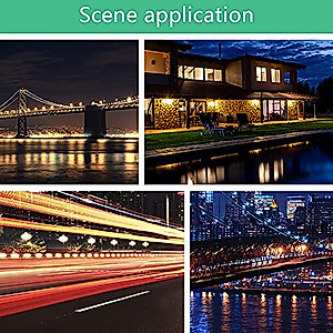 Nirelief Solar Street Light, 100w Led Waterproof Outdoor Security Lamp, Pathway Floodlight, Home Security Lighting for Garden Patio Veranda Yard, Warm White