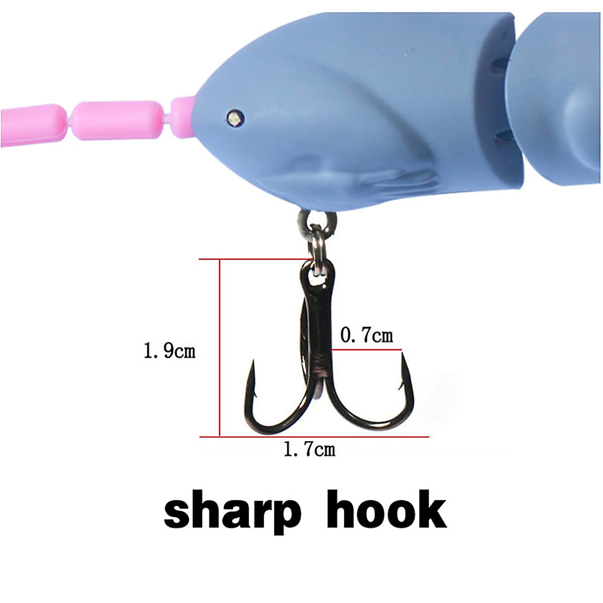 Fishing Lures KitFishingArtificial Rat Bait Fishing Lure Plastic Mouse Swimbait Tackle Hook Tool (5pcs)