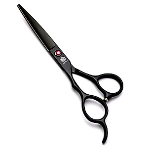 6.0 Inch Left-handed Professional Salon Hair Straight Cutting Scissor & Thinning Barber Shears,JP440C,62HRC for Hairdresser