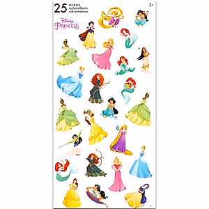 Disney Princess Fleece Blanket Sleepover Set for Girls - Bundle with 45x60 Inch Princess Throw Blanket, Drawstring Bag, Stickers and More (Disney Princess Room Decor)