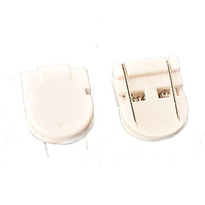 Mike Panel Cubicle Clip for Fabric Panels, Standard Size, 40-Sheet Capacity, Pack of 20, White